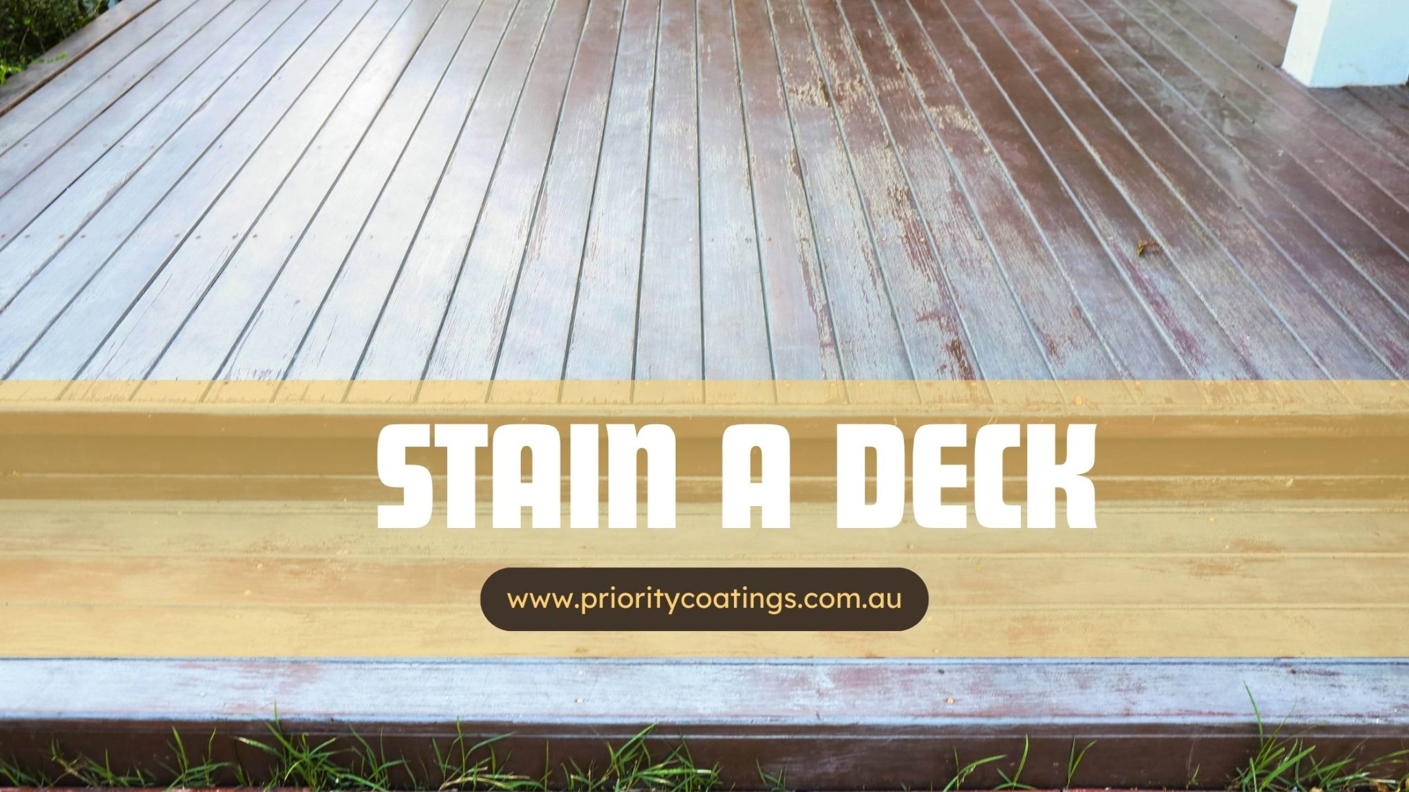 How to Stain a Deck | Priority One Coatings