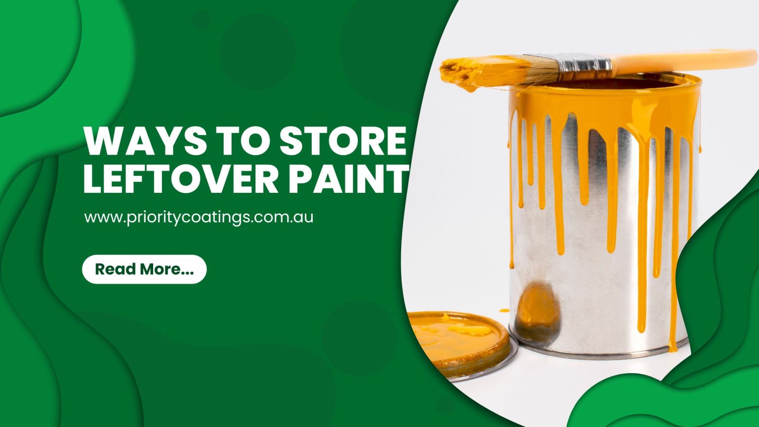 Ways to Store Leftover Paint | Priority One Coatings