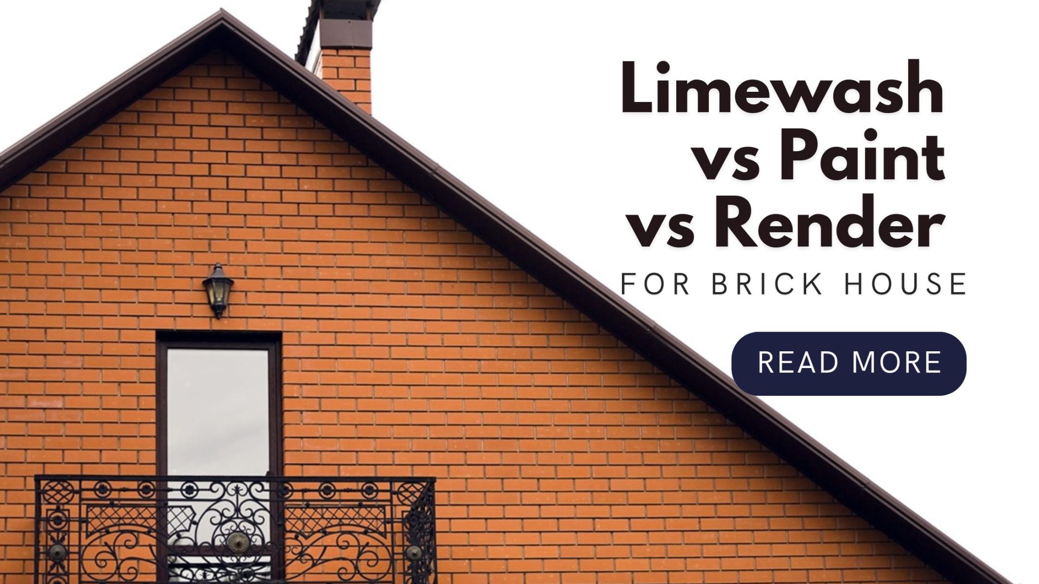 Limewash, Paint, or Render Your Brick House | Priority One Coatings